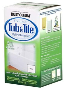 rust-oleum 7860519 acrylic tub and tile refinishing 2-part kit, white 2 pack