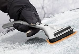 sharper image heated ice scraper