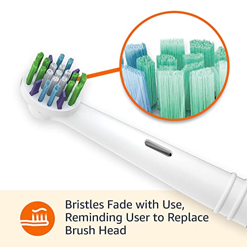 Amazon Basics Flossing Replacement Brush Heads, 3 Count, 1-Pack (Fits most Oral-B Electric Toothbrushes) (Previously Solimo)