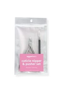 amazon basics cuticle nipper and pusher set