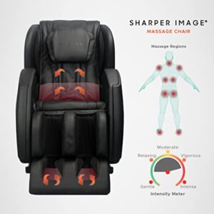 Sharper Image Revival Massage Chair, Featuring Zero-Gravity Recliner, Lumbar Heat, and 4-Node Massage Robot, Tapping, Kneading, Roller Massaging Techniques