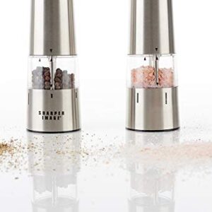 Sharper Image Illuminating Electric Salt and Pepper Mill Set