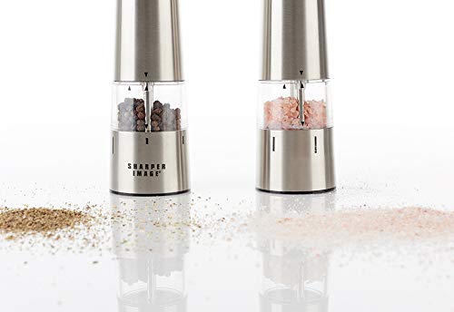 Sharper Image Illuminating Electric Salt and Pepper Mill Set