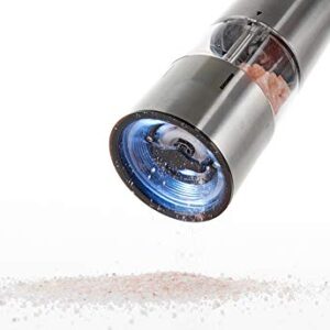 Sharper Image Illuminating Electric Salt and Pepper Mill Set