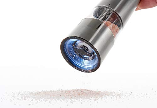 Sharper Image Illuminating Electric Salt and Pepper Mill Set