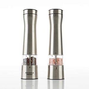 Sharper Image Illuminating Electric Salt and Pepper Mill Set