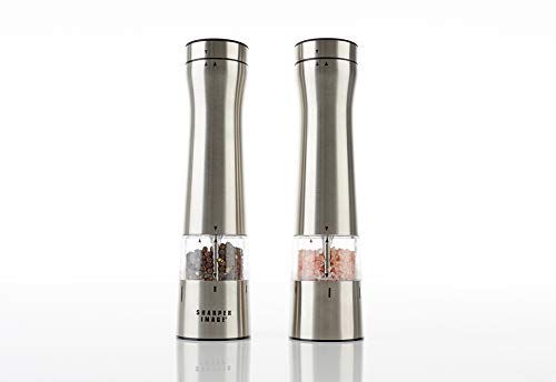 Sharper Image Illuminating Electric Salt and Pepper Mill Set