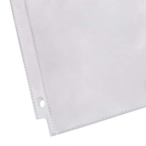 Amazon Basics Clear Sheet Protector for 3 Ring Binder, 8.5" x 11" - 500-Pack