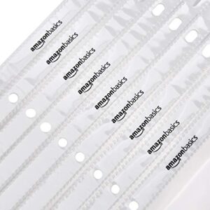 Amazon Basics Clear Sheet Protector for 3 Ring Binder, 8.5" x 11" - 500-Pack