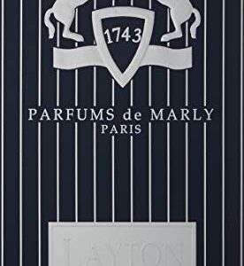 PARFUMS de MARLY - Layton - 4.2 Fl Oz - Eau De Parfum for Men - Top Notes Apple, Bergamot, Lavender - Heart Notes Jasmine, Violet, Geranium - Base Notes Vanilla, Pepper, Guiac Wood - 125ml