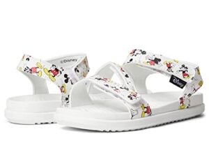 native shoes girl’s charley disney print (little kid) shell white/shell white/mickey all over print 11 little kid m