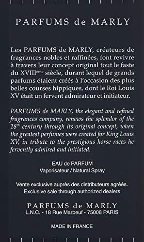 PARFUMS de MARLY - Layton - 2.5 Fl Oz - Eau De Parfum for Men - Top Notes Apple, Bergamot, Lavender - Heart Notes Jasmine, Violet, Geranium - Base Notes Vanilla, Pepper, Guiac Wood, Pacychoouli - 75ml