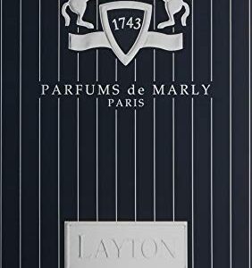 PARFUMS de MARLY - Layton - 2.5 Fl Oz - Eau De Parfum for Men - Top Notes Apple, Bergamot, Lavender - Heart Notes Jasmine, Violet, Geranium - Base Notes Vanilla, Pepper, Guiac Wood, Pacychoouli - 75ml