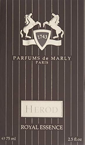 PARFUMS de MARLY - Herod - 2.5 Fl Oz - Eau De Parfum For Men - Top notes Cinnamon, Pepper - Heart notes Tobacco Leaf, Incense, Ciste, Osmanthus - Base notes Vanilla pods, Musk, Woody accord - 75ml