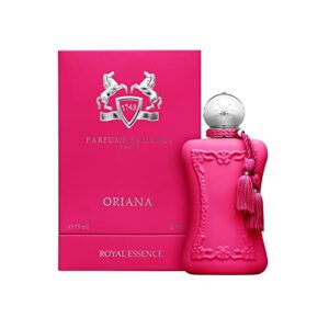 PARFUMS de MARLY - Oriana - 2.5 Fl Oz - Eau De Parfum for Women - Top notes Manderin, Bergamot, Grapefruit - Heart notes Orange Blossom, Blackcurrant, Raspberry - Base note Marshmellow, Musk - 75ml