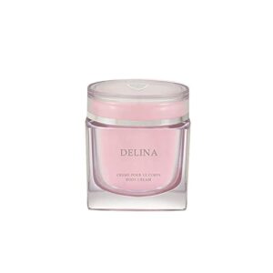 parfums de marly – delina body cream – 6.7 fl oz – ancillaries for women – top notes rhubarb, lychee, bergamot essence – heart notes turkish rose, peony, vanilla – base notes cashmeran, musk – 200ml