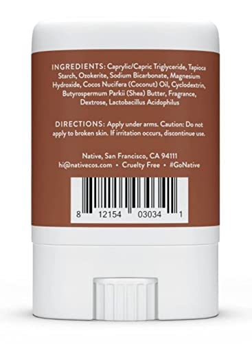 Native Coconut & Vanilla Deodorant Mini - 0.35oz [2Pack]