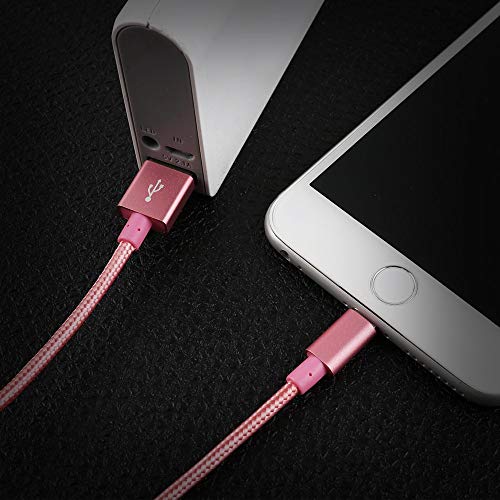 4Pack(3ft 6ft 10ft) Lightning Cable Apple Certified Braided Nylon Fast Charger Cable Compatible iPhone Max XS XR 8 Plus 7 Plus 6s 5s 5c Air iPad Mini iPod