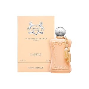 PARFUMS de MARLY - Cassili - 2.5 Fl Oz - Eau De Parfum for Women - Top Notes Citrus, Pepper - Heart Notes Plum Accord, Mimosa Absolute, Plumeria, Petalia - Base Notes Sandalwood, Tonka Beans - 75ml