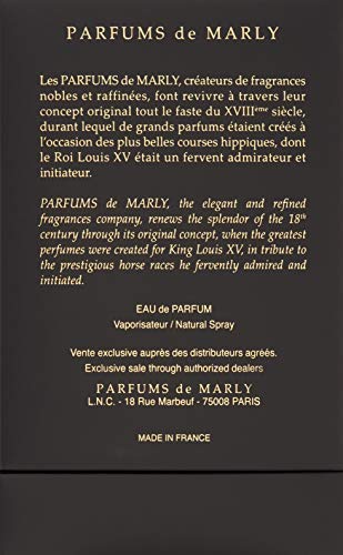 PARFUMS DE MARLY - Athalia - 2.5 Fl Oz - Parfum for Women - Top notes Bitter Orange, Incense - Heart notes Orange Blossom, Iris, Cashmeran - Base notes Musk, Vanilla, Amber  - 75ml