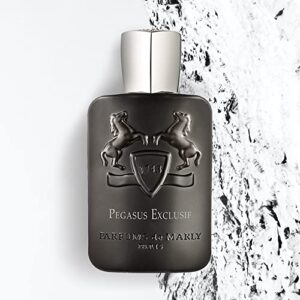 PARFUMS de MARLY - Pegasus Exclusif - 2.5 Fl Oz - Parfum for Men - Top Notes Bergamot, Pink Pepper, Cardamom, Heliotrope - Heart Notes Jasmine, Lavender, Bitter Almond, Geranium - 75ml