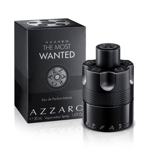 Azzaro The Most Wanted Eau de Parfum Intense — Mens Cologne — Fougere, Ambery & Spicy Fragrance, 1.6 Fl Oz