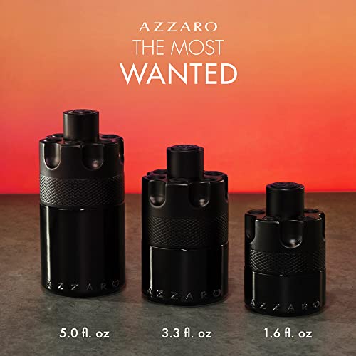 Azzaro The Most Wanted Eau de Parfum Intense — Mens Cologne — Fougere, Ambery & Spicy Fragrance, 1.6 Fl Oz