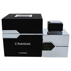 al haramain l´aventure eau de parfum for men, 3.33 oz, multi