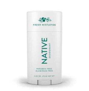 native deodorant fresh mistletoe paraben aluminum free 2.65 oz…