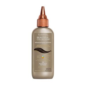 clairol professional beautiful advanced gray solutions 1a midnight black, 3 oz