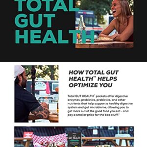 ONNIT Total Gut Health - Complete Probiotics & Digestive Enzyme Supplement for Women & Men | 5 Strains of Probiotics, Prebiotics, Enzymes, Betaine HCL