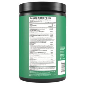 InnoSupps Inno Greens | 28+ Organic Greens & Superfoods | Advanced Prebiotics + Probiotics | Super Antioxidant + Hydration | Spirulina, Chlorella, Ashwagandha - 30 Servings (Paradise Punch)