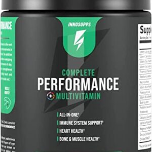 InnoSupps Complete Performance Multivitamin | Essential Vitamins & Minerals with Senactiv for Cellular Regeneration and ATP Production