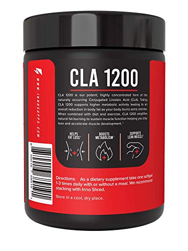 InnoSupps CLA 1200 | Promotes Fat Loss | Supports Lean Muscle Development | Enhances Metabolic Rate