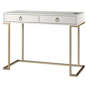 ameriwood home writing desk, white