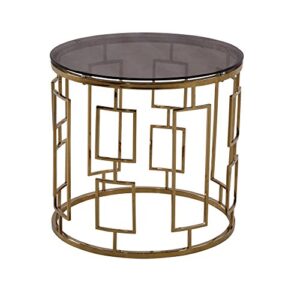 armen living zinc contemporary end table