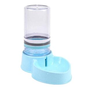 zhuhw pet dog automatic feeder food water dispenser food storage bowl puppy kitten cat drinking dish bottle waterer water fountain