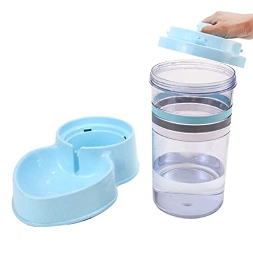 ZHUHW Pet Dog Automatic Feeder Food Water Dispenser Food Storage Bowl Puppy Kitten Cat Drinking Dish Bottle Waterer Water Fountain