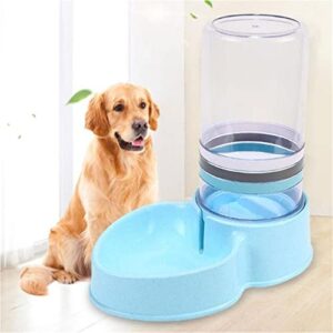 ZHUHW Pet Dog Automatic Feeder Food Water Dispenser Food Storage Bowl Puppy Kitten Cat Drinking Dish Bottle Waterer Water Fountain