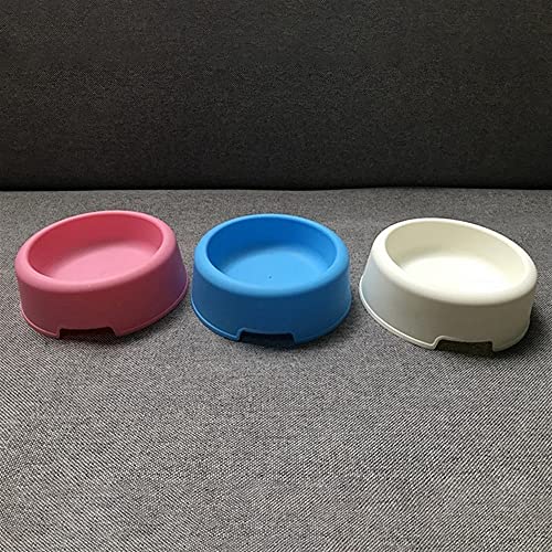 FUUIE Bowls for Food and Water Non-Slip Pet Dog Cat Bowl Pet Resin Round Bowl, Used for Cats and Dogs Pet Feeding Cat Water Bowl for Cats Pet Cat Feeding Products (Color : Blue)