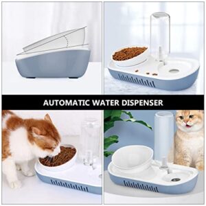 Mipcase 3 Sets Waters Cat Dish Small Automatic Waterer Kittens Blue for Kitten Bowls Puppies Bunny Puppy Water Raised Dog Food Dispenser Pets Feeder Auto Bowl Gravity Medium Pet Supplies