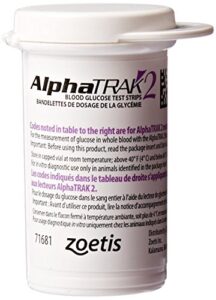 alphatrak 2 blood glucose test strips, 50 count