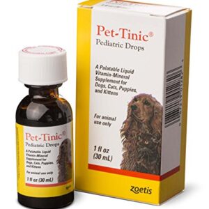 Pet-Tinic Pediatric Drops for Dogs, Cats, Puppies and Kittens, 1 oz. (30 ml) by Unknown