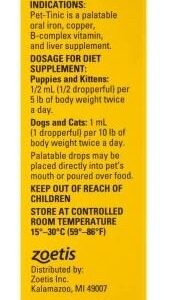 Pet-Tinic Pediatric Drops for Dogs, Cats, Puppies and Kittens, 1 oz. (30 ml) by Unknown