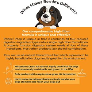 Perfect Poop Digestion & General Health Supplement for Dogs: Fiber, Prebiotics, Probiotics & Enzymes Relieve Digestive Conditions, Optimize Stool, and Improve Health (Cheddar Cheese, 12.8 oz)