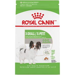 royal canin x-small adult dry dog food, 2.5 lb bag