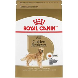 royal canin golden retriever adult dry dog food, 30 lb bag