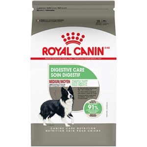 royal canin medium digestive care dry dog food, 30 lb bag