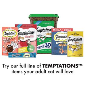 Temptations Kitten Treats, Chicken & Dairy and Salmon & Dairy, Crunchy and Soft Treat, 4-Pack Multipack (6.3 Ounce Per Pack)