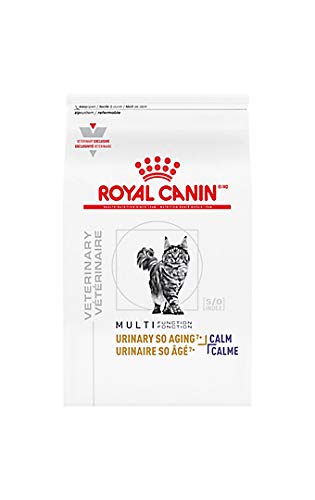 Royal Canin Veterinary Diet Feline Urinary SO Aging 7+ + Calm Dry Cat Food 17.6 lb